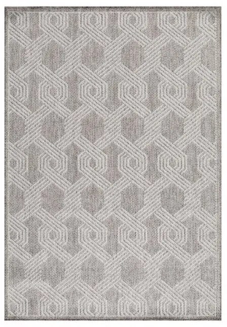 Vopi | Kusový venkovní koberec Aruba 4904 grey - 60 x 100 cm