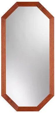 AMIRRO Zrcadlo na zeď do pokoje ložnice koupelny v dřevěném rámu MERKUR 39 x 80 cm v rámu vroubkovaná lišta 220-192