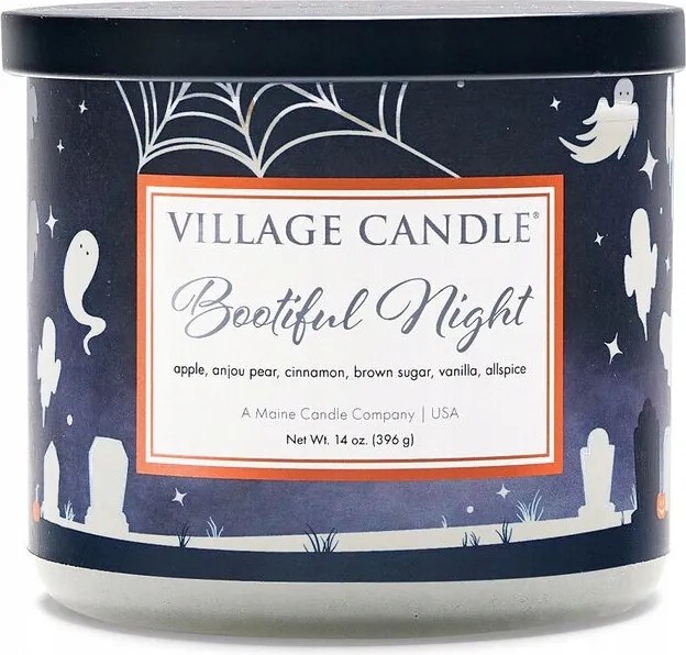 Tumbler Holly Bootiful Night Village Candle