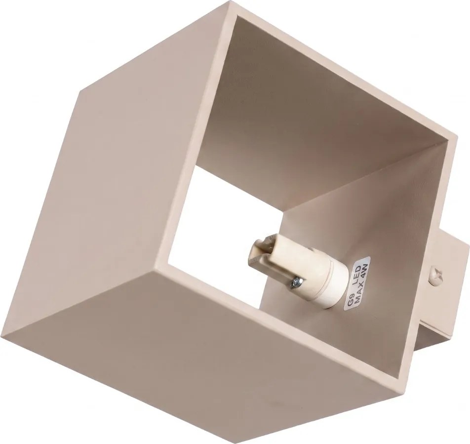 Sollux Lighting Nástěnné svítidlo QUAD 1 taupe