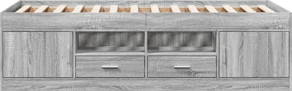 Válenda se zásuvkami bez matrace dub sonoma 90 x 190 cm 3280256