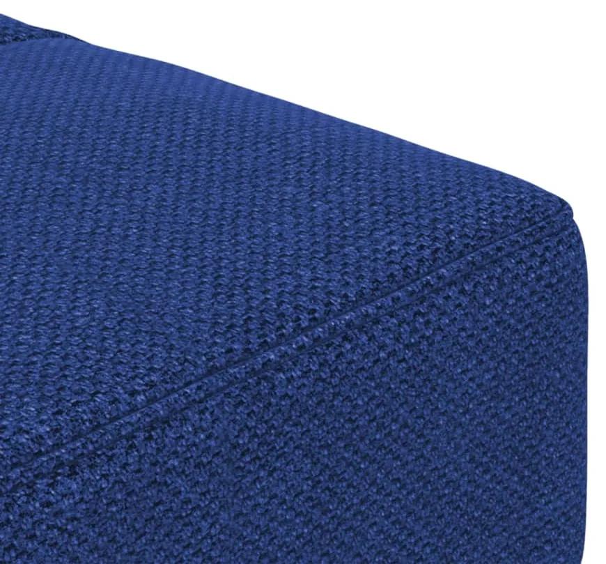 2místná rozkládací pohovka se 2 polštáři modrá textil - Default Title