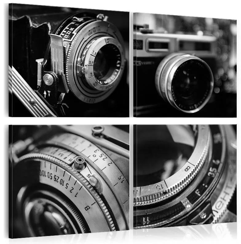 Obraz - Vintage Cameras 40x40