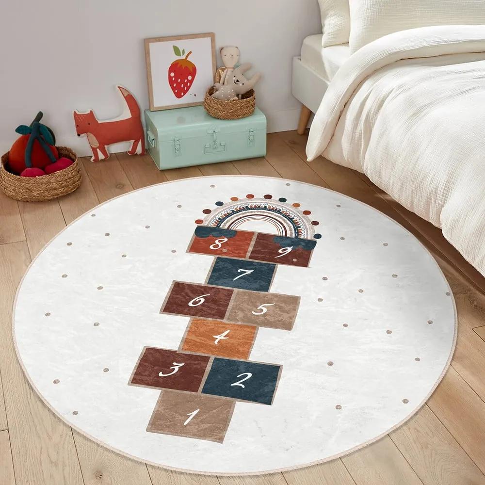 Krémový dětský koberec ø 100 cm Comfort – Mila Home