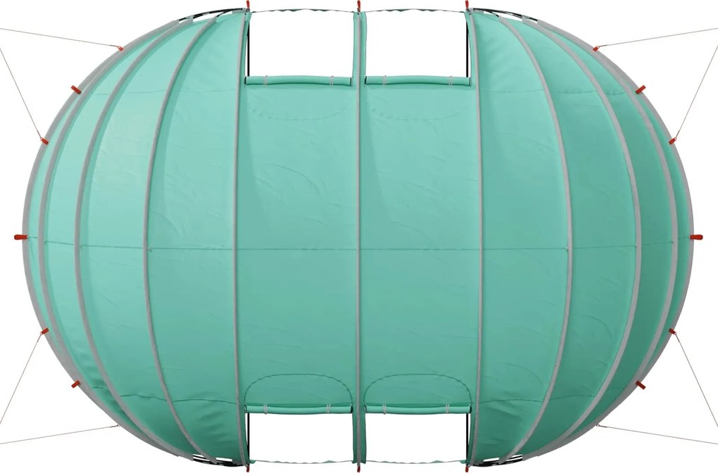 vidaXL Stan na bazén 640 x 432 x 205 cm 185T polyester s PU vrstvou [42001142]