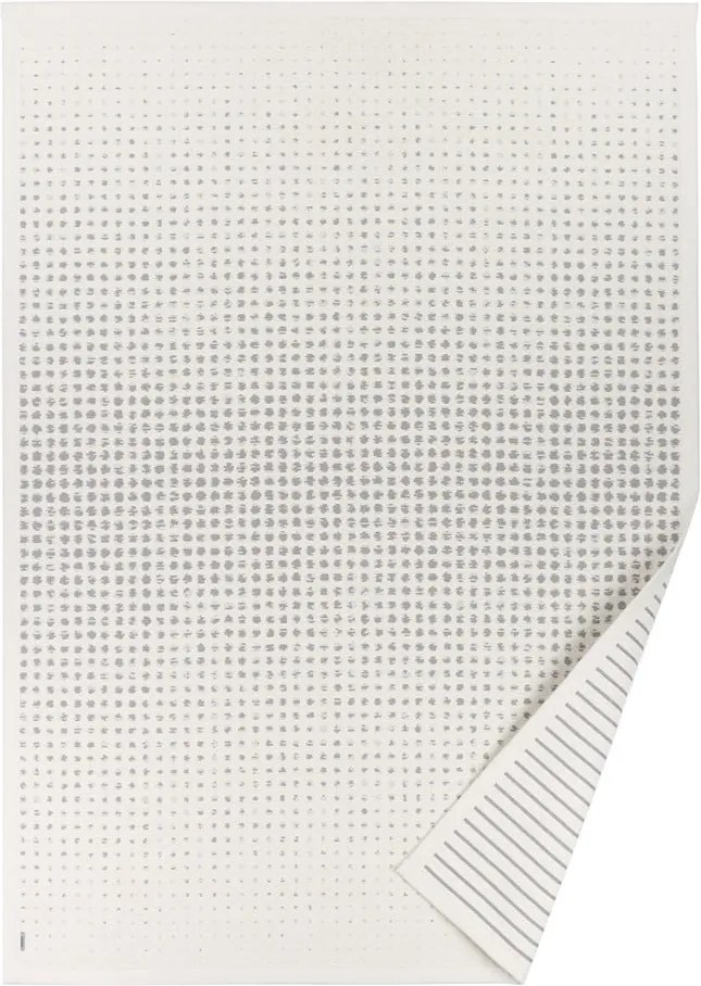 Bílý vzorovaný oboustranný koberec Narma Helme, 140 x 200 cm