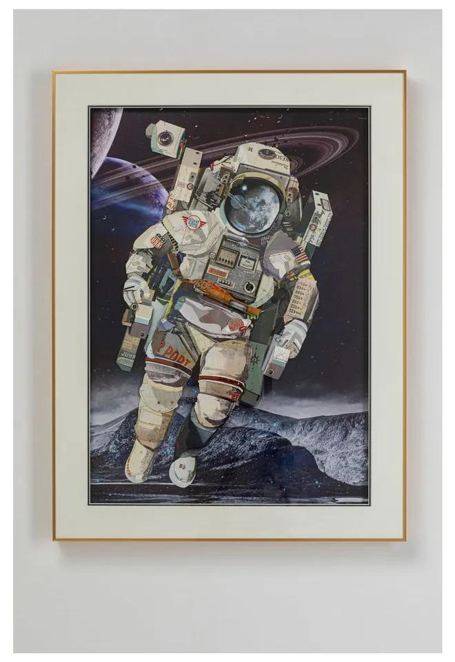 Obraz v rámu Kare Design Astronaut, 100 x 75 cm