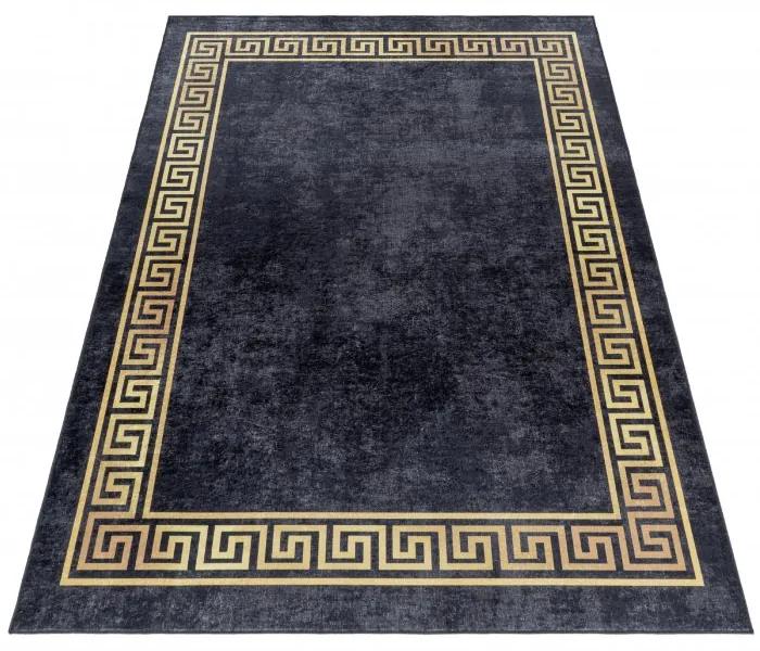 Ayyildiz Kusový koberec FIESTA 4305, Černá Rozměr koberce: 140 x 200 cm