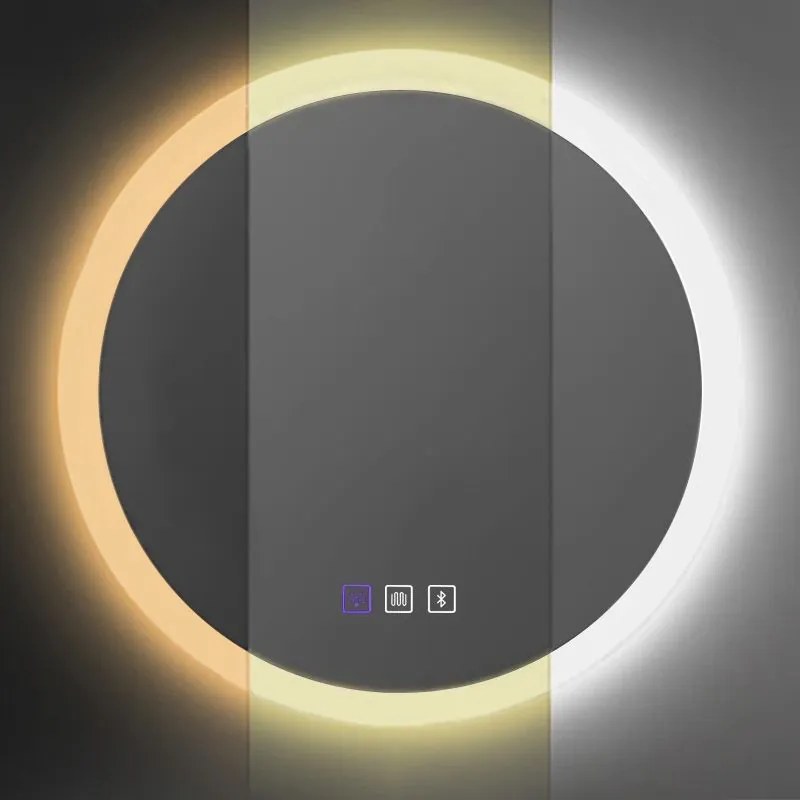 Rea Rea, Zrcadlo LED BLUETOOTH FFJ 80cm, HOM-06500