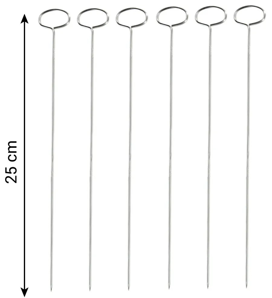 TESCOMA Jehla na špíz PRESTO 25 cm, 6 ks