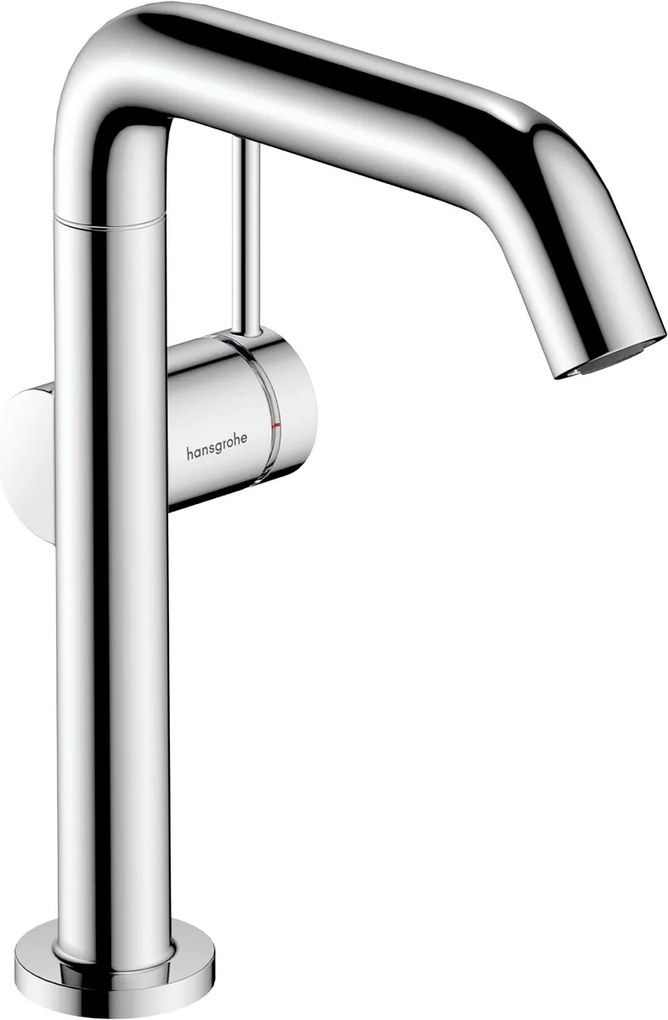 Hansgrohe Tecturis S, páková umyvadlová baterie 210 Fine CoolStart EcoSmart+ s otočným výtokem a odtokovou soupravou, chromová, HAN-73360000