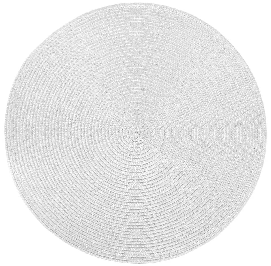 AMBIENTE Prostírání kulaté 38 cm - sv. šedá
