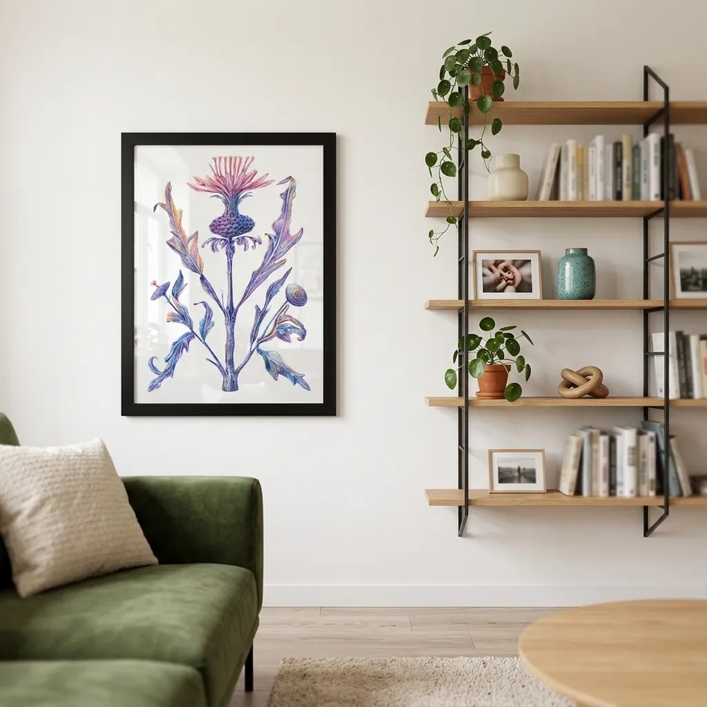 Filip Šenkeřík | Centaurea Rám: Bílý, Velikost: 40 x 30 cm