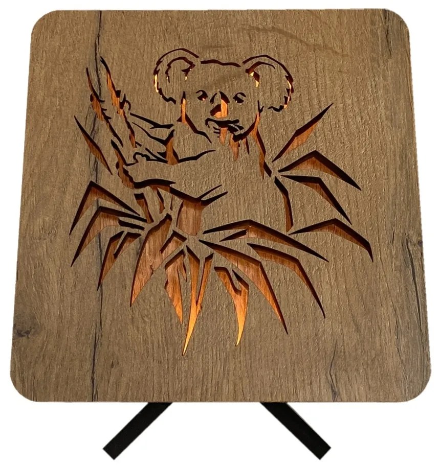 Li-Go "Koala" lampa 19x19cm provedení povrchu: černá s patinou