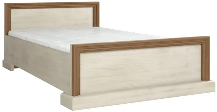 postel Tempo Kondela Royal L1, 160x200 cm, s roštem, sosna skandinávská / dub divoký