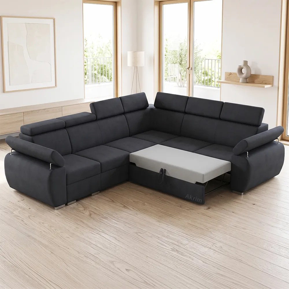 Sedací souprava BASTON | 325x260 cm | rozkládací + 2x úložný prostor | VÝBĚR TKANIN