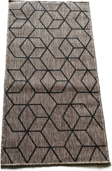 HU Hnědý sisalový koberec Sizal MODEL:-3D Rozměr: 40x60 cm