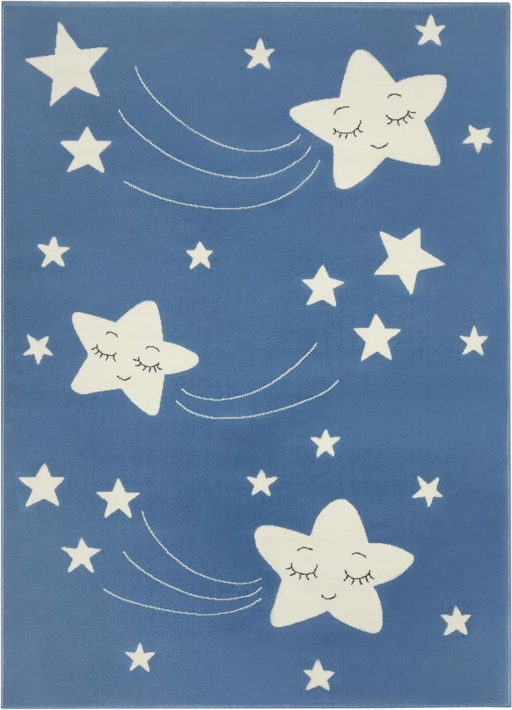 Hanse Home Collection koberce Dětský koberec Adventures 104519 Sky-blue - 160x220 cm