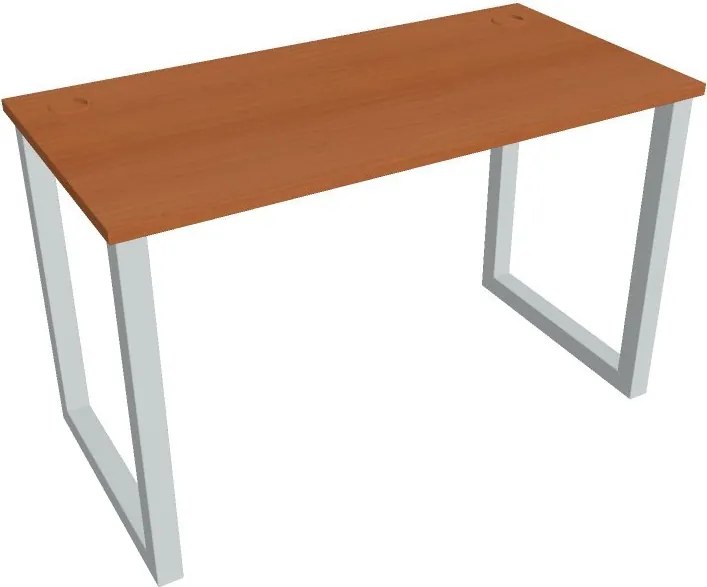 Kancelářský pracovní stůl Hobis UEO 1200, bílá RAL 9016, deskabuk