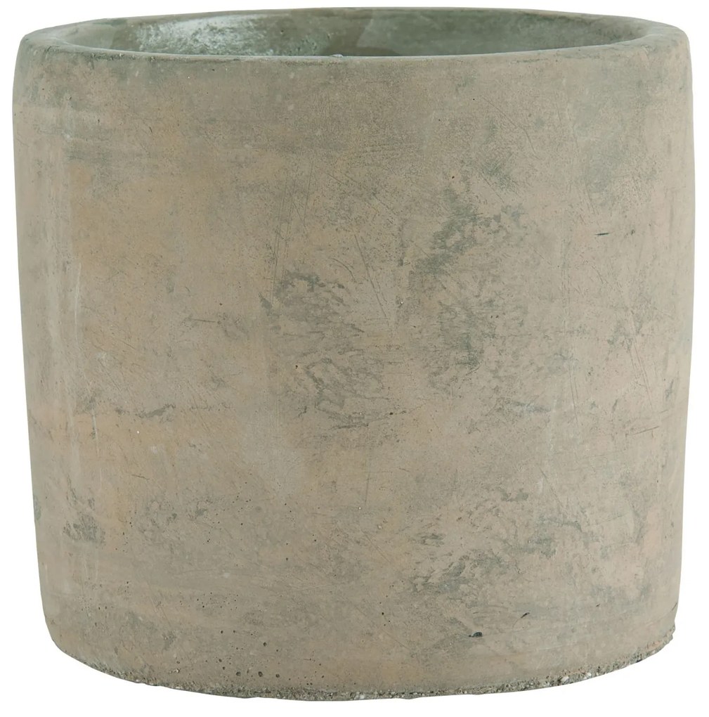 IB LAURSEN Betonový obal na květináč Concrete Brown, béžová barva, beton 9,5cmx11cm