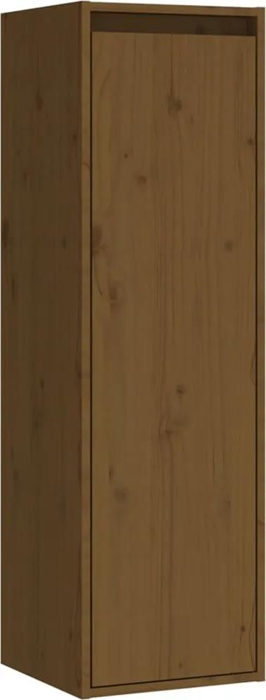 vidaXL TV skříňky 3 ks masivní borové dřevo [3100167] Barva: medová hnědá