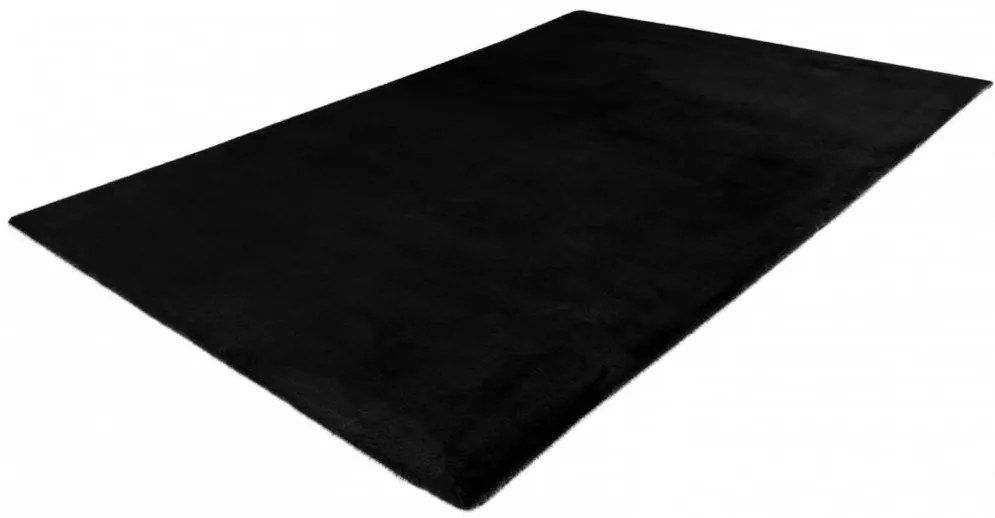 Obsession, Kusový koberec Cha Cha 535 black, 80x150, černá, ložnice