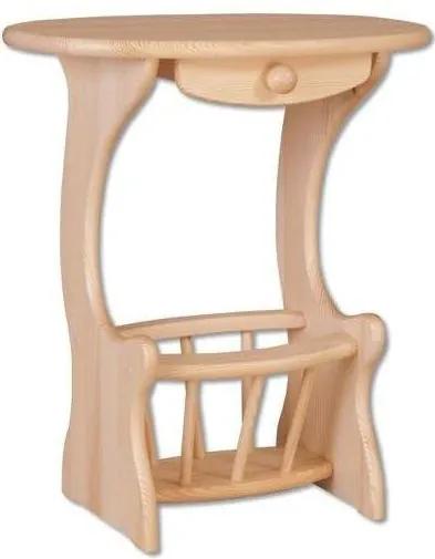 Drewmax Odkládací stolek GD154 masiv borovice