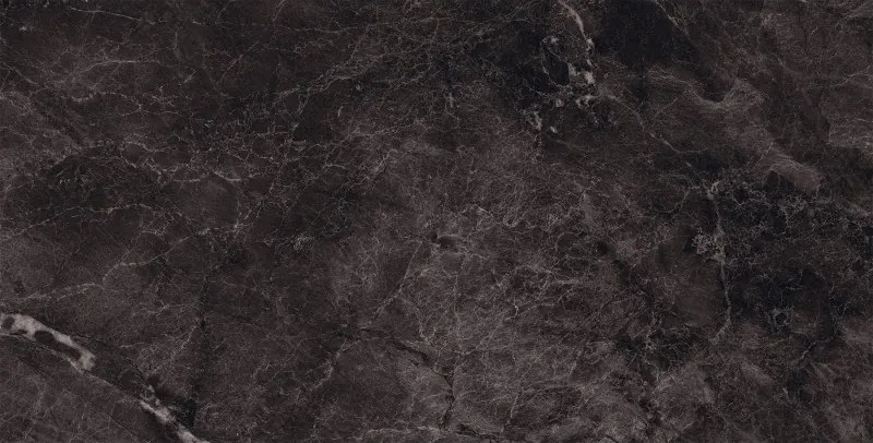 Mexen Merison Černý glazovaný rektifikovaný gres G1, dlaždice podlahovo-stěnová 120 x 60 cm, vysoký lesk