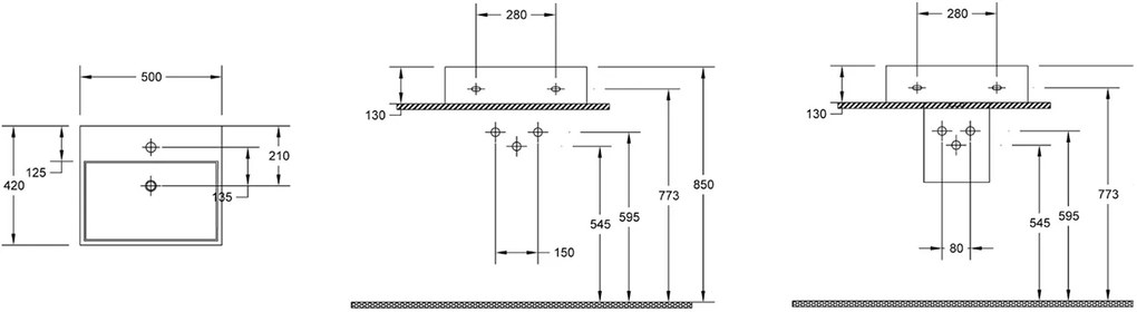 Sapho Sapho, Koupelnový set NATY 50, bílá, KSET-008
