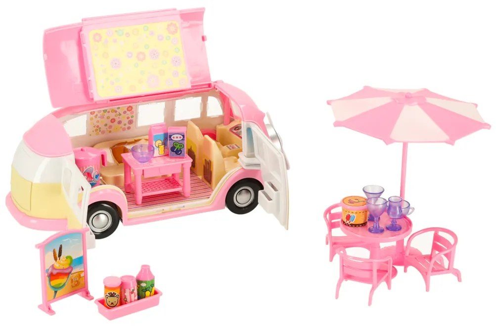 Creative Corner Auto zmrzlinářství karavan skládací stůl židle 30 kusů
