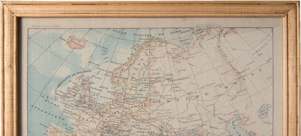 Obraz mapa Evropa - 65*2*50 cm