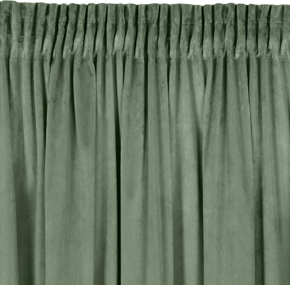 ZATEMŇOVACÍ ZÁVĚS NA PÁSCE MELANIE 140X270 CM TMAVĚMÁTOVÁ