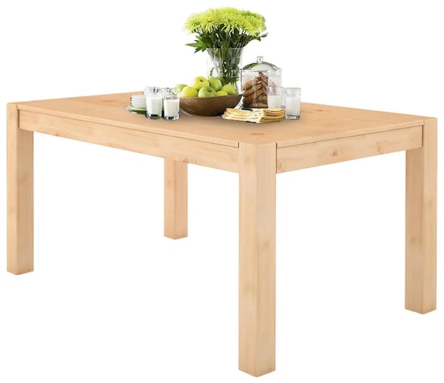 Jídelní stůl z masivního borovicového dřeva Støraa Monique, 76 x 140 cm