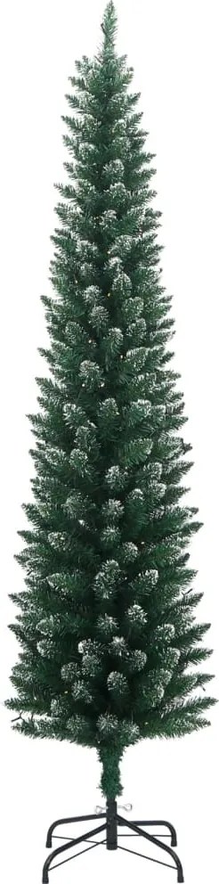 Umělý úzký vánoční stromek s 300 LED 180 cm 3315760
