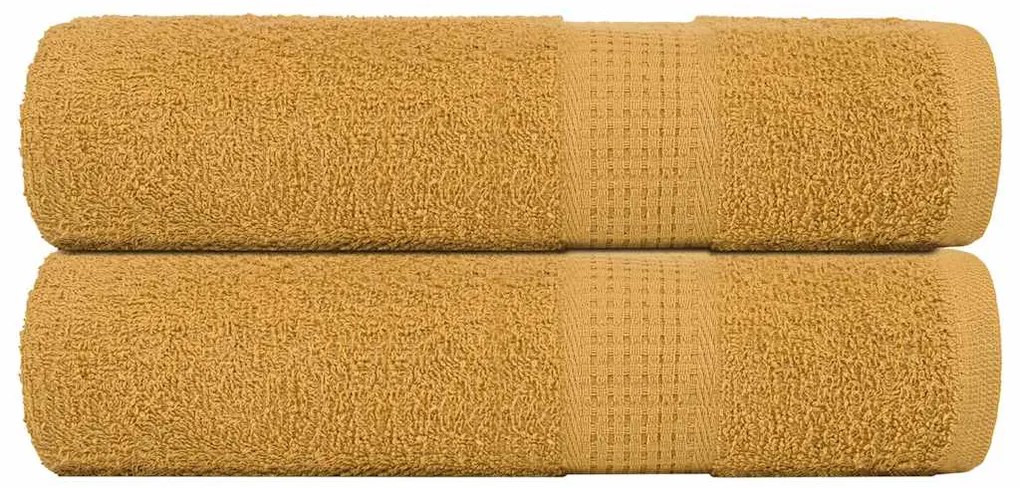 Ručníky do sprchy FROGN 2 ks zlaté 70 x 140 cm 360 g/m² 136809