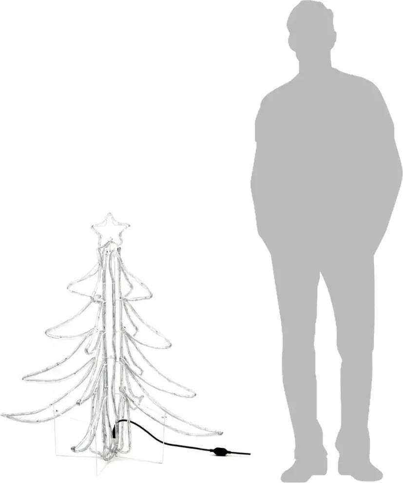 vidaXL Skládací vánoční stromek s teplými bílými LED 87 x 87 x 93 cm [343297]