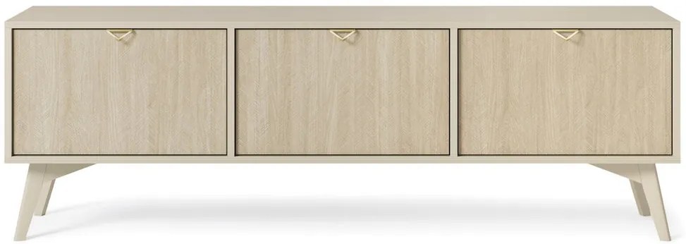 Moderní tv stolek FELICITY 158, béžová / scandi