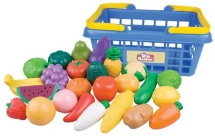 Nákupní košík ovoce/zelenina 25ks