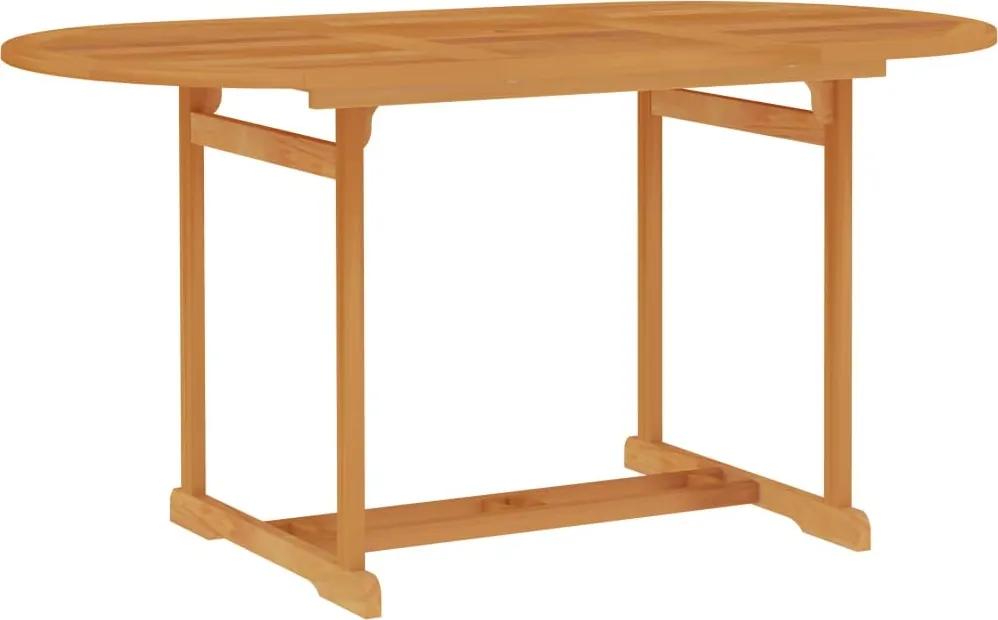 vidaXL Zahradní stůl 150 x 90 x 75 cm masivní teakové dřevo [315102]