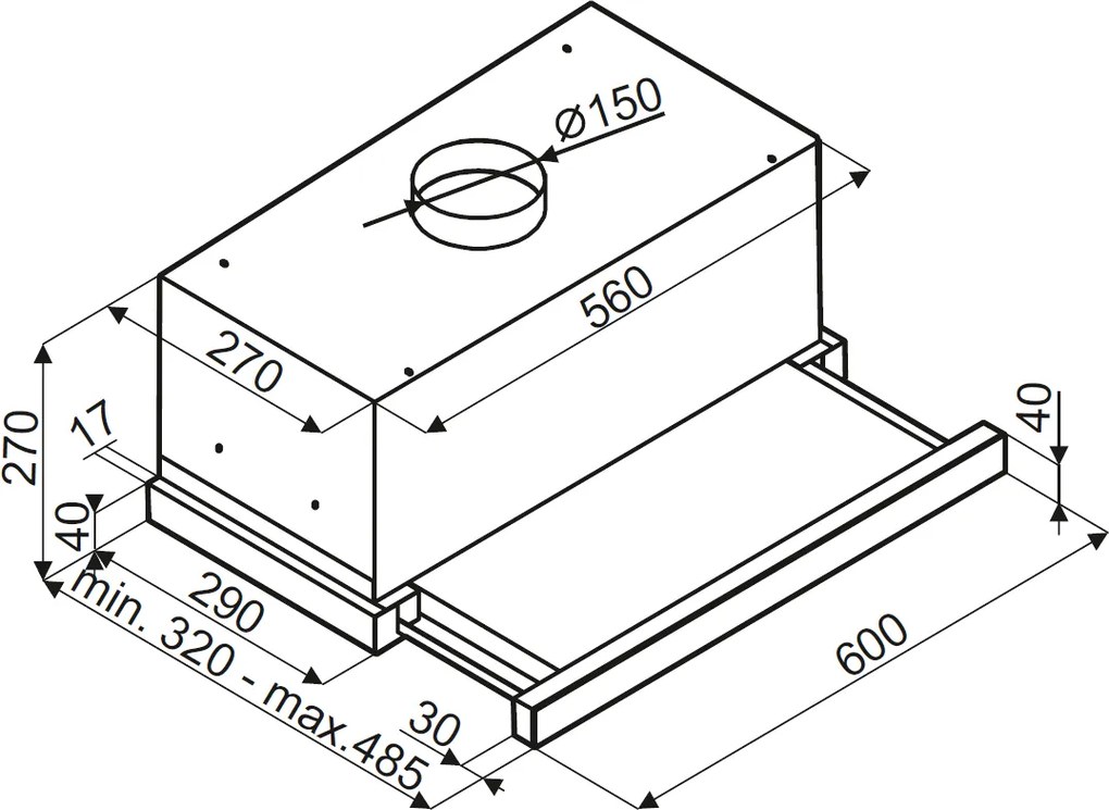 Brandt Odsavač par Brandt BHT2611B