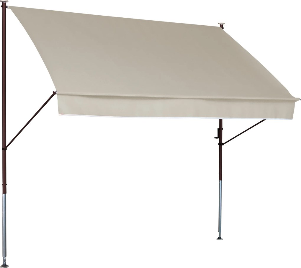 Upínací markýza Angerer (béžová, šířka 400 cm)