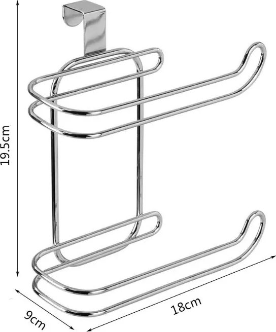 Tutumi, držák na toaletní papír 322752, chromová, REA-07020