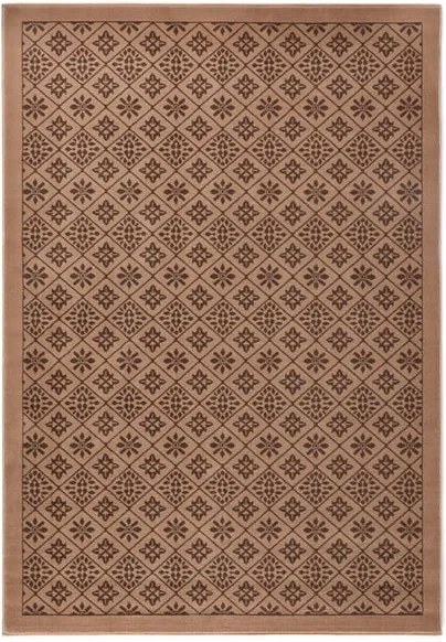 Hnědý koberec Hanse Home Gloria Tile, 160 x 230 cm