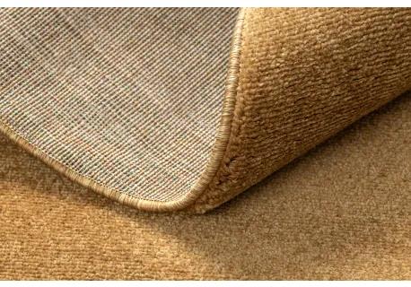 Dywany Luszczow Kusový koberec kulatý SOFTY Jednobarevný, zlatý Rozměr koberce: 120 cm KRUH