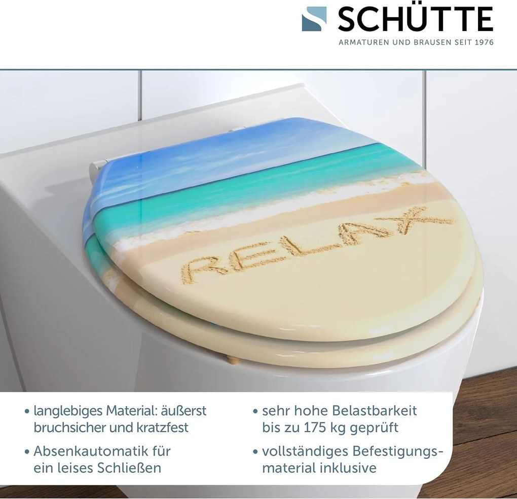 Eisl Sanitär WC prkénko MDF Soft Close Relax 80131