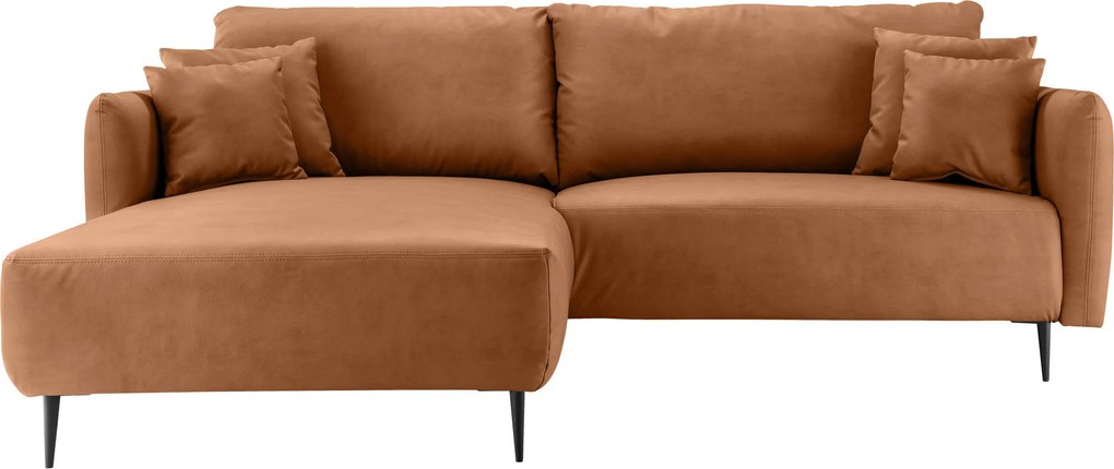 XXXLutz ROHOVÁ SEDAČKA, textil, koňaková Livetastic - Sedací soupravy - 002310012371
