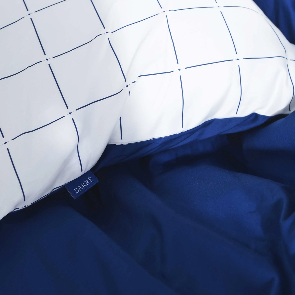 Saténový povlak na polštář Royal Dream - dark blue Velikost: 70 x 90