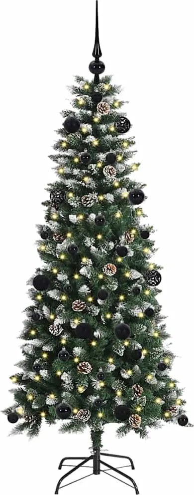 Umělý vánoční stromeček Zelená 150 cm PVC, plast a ocel 3395809