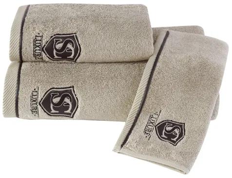 Soft Cotton Malý ručník LUXURY 32x50 cm Béžová, 580 gr / m², Česaná prémiová bavlna 100%