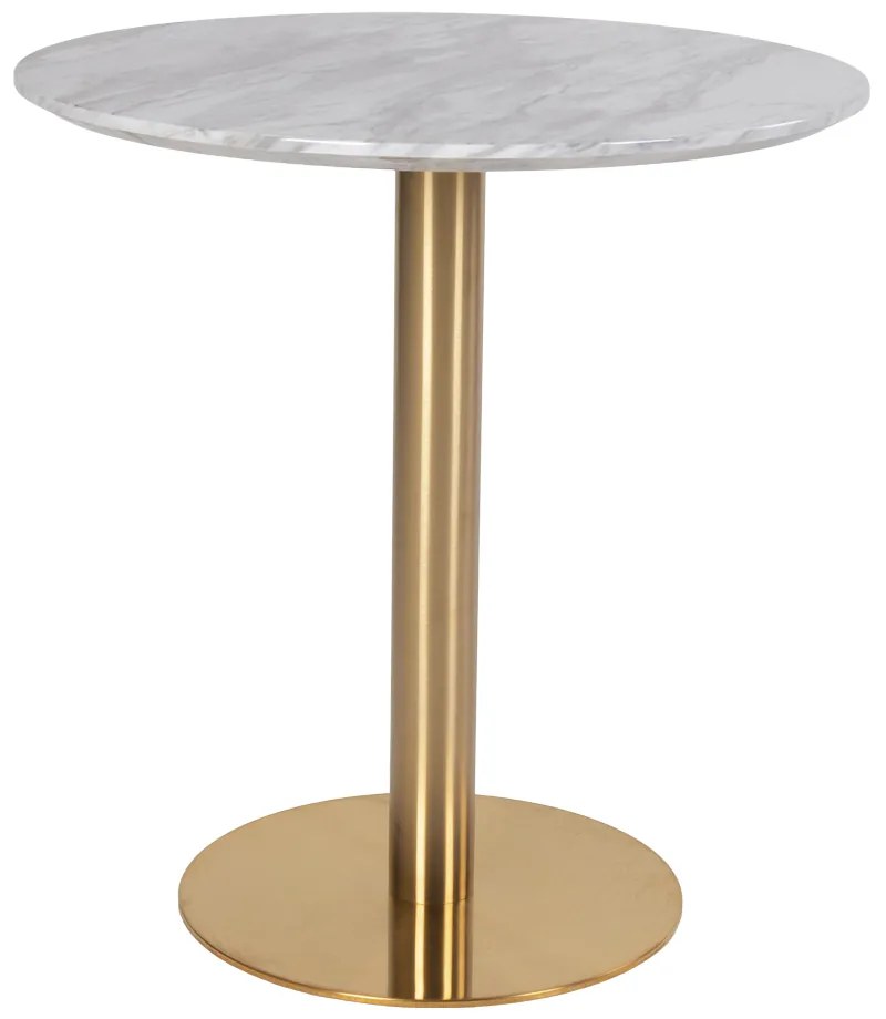 House Nordic Kulatý jídelní stůl BOLZANO zlatý 70cm
